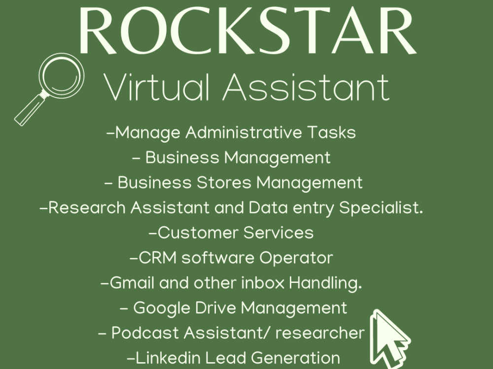 Rockstar Virtual Assistant for your Growing Business | Upwork