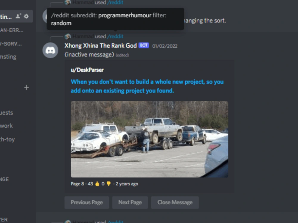 A fully customizable discord bot | Upwork