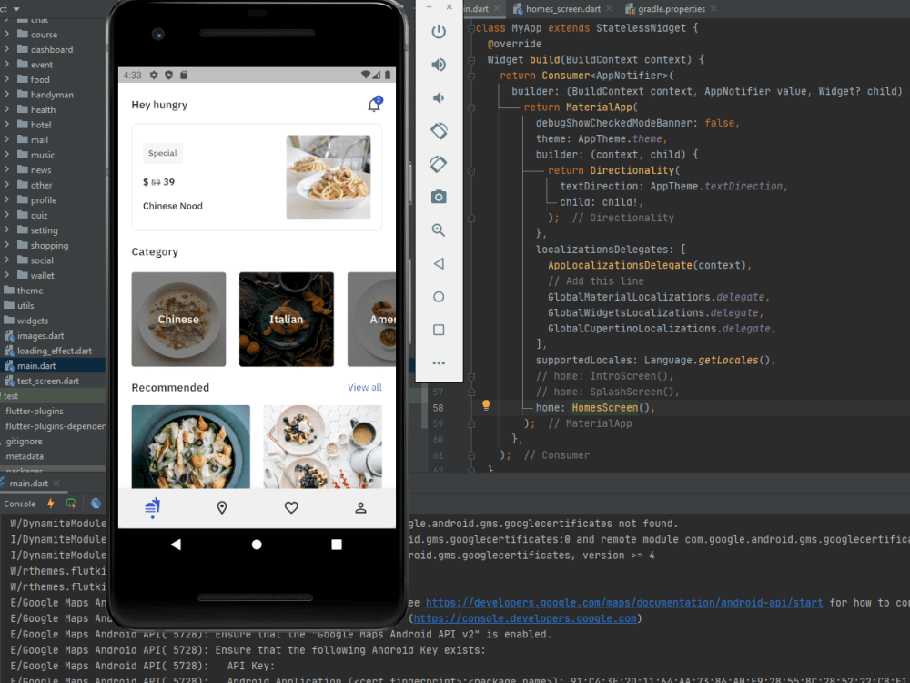 Flutter app development with firebase integration | Upwork