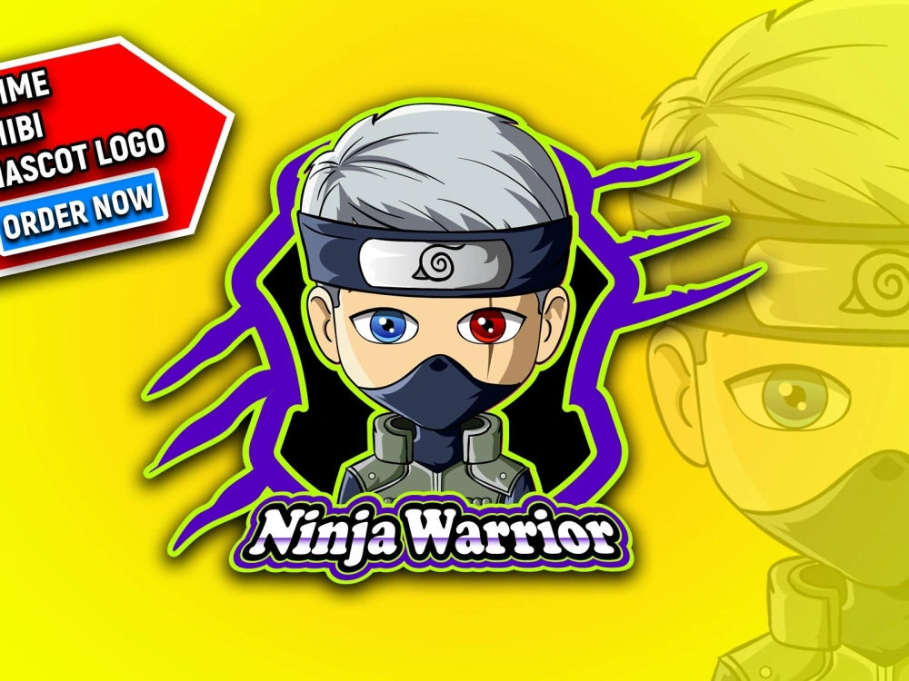 Anime chibi avatar logo for gaming twitch esports youtube | Upwork