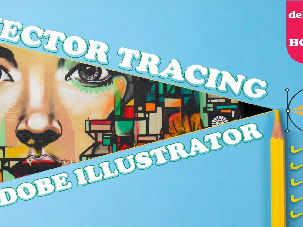 A raster image converted to high-quality vector format file AI, SVG and ...