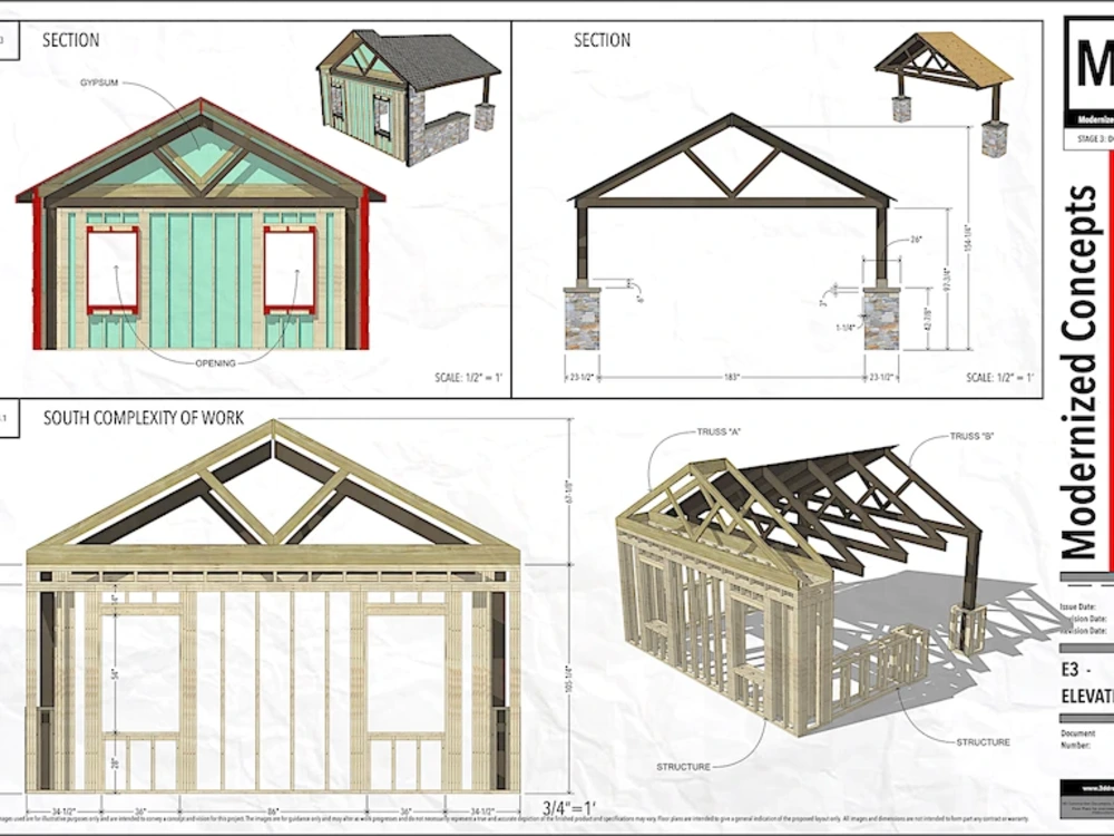 Detailed 3D KITCHEN PLANS with dimensions and renderings. | Upwork