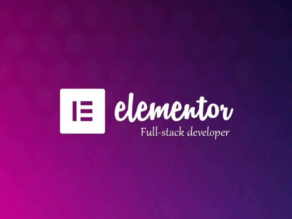 A custom elementor widget addon for wordpress | Upwork A custom elementor widget addon for wordpress | Upwork