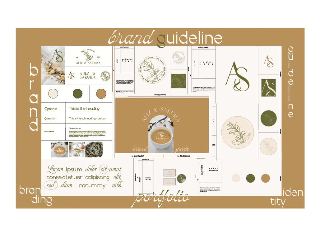 A professional elegant brand guideline based on your existing brand ...