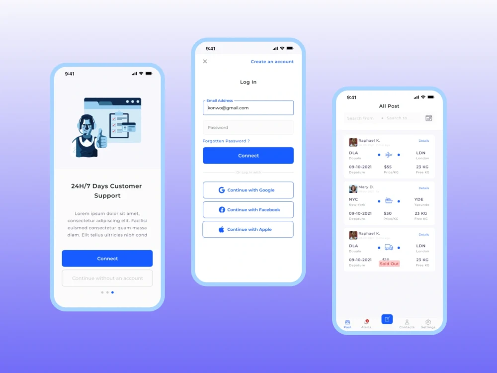 Mobile screen design in Figma, Sketch or Figma Link | Upwork