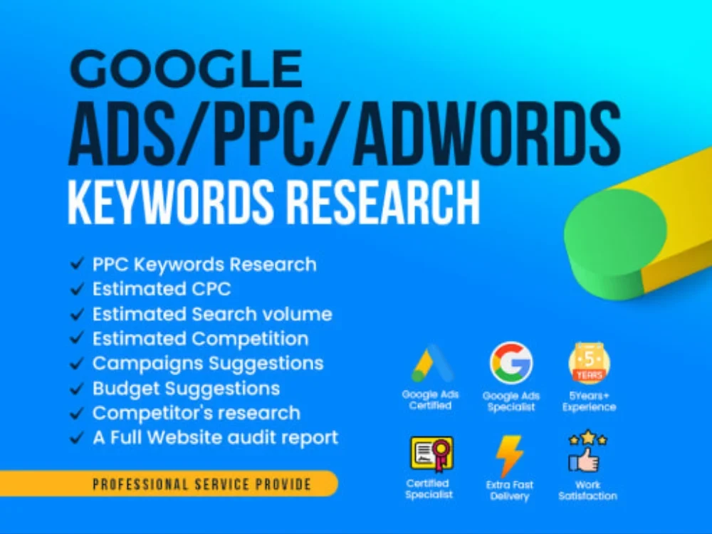 Setup, Manage and Optimize your Google Ads, AdWords, and PPC Campaigns ...