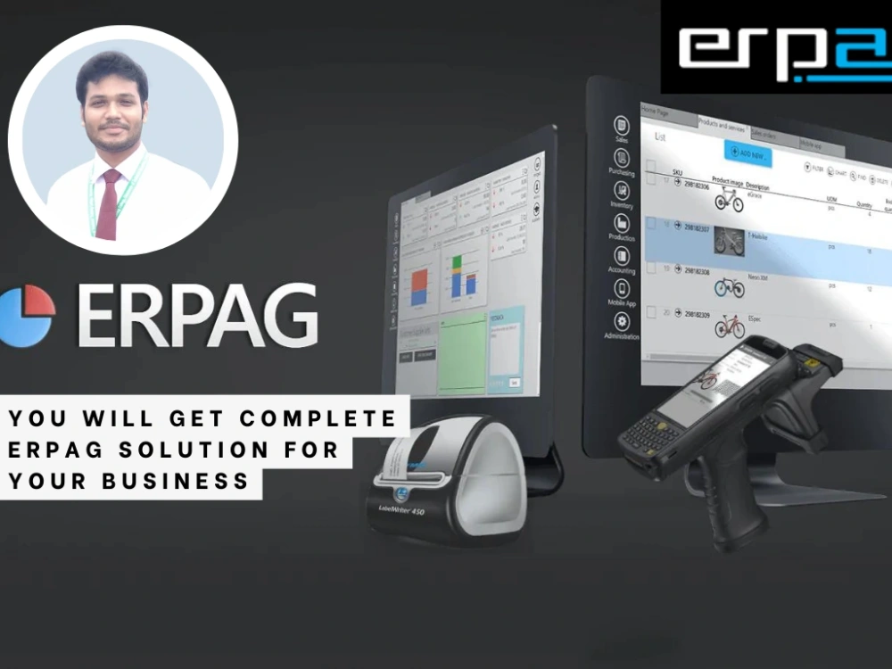 A fully customized ERPAG ERP setup for your business | Upwork