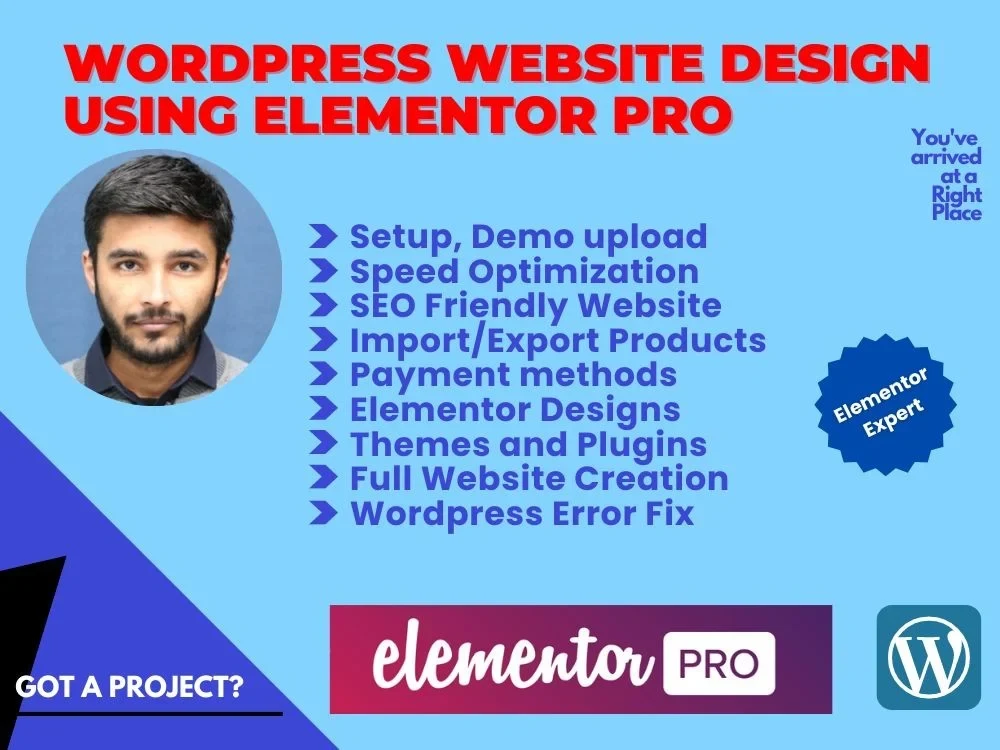 Figma | PSD | HTML to Elementor | Elementor WordPress Website | Upwork