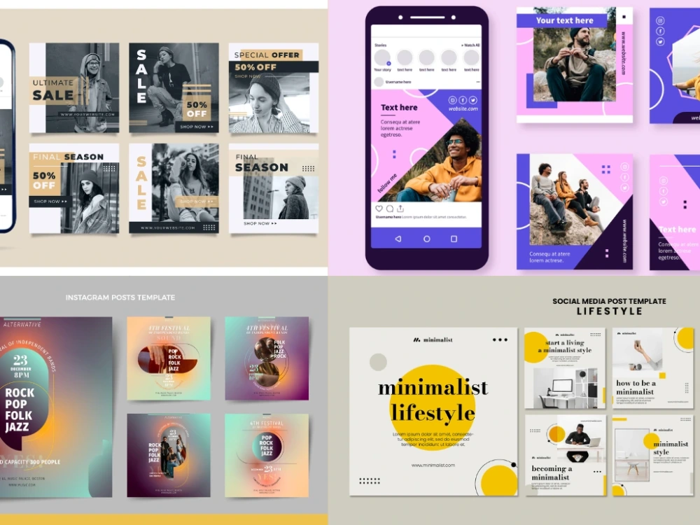 30 unique social media posts for whole month | Upwork