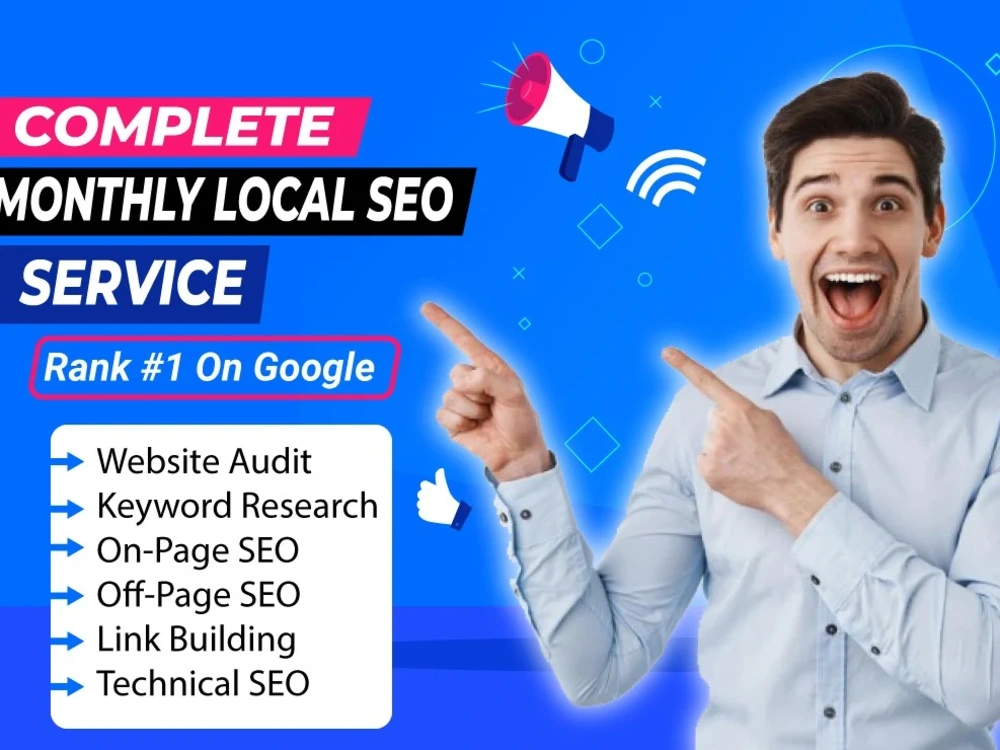 Complete monthly local SEO service for google top ranking | Upwork