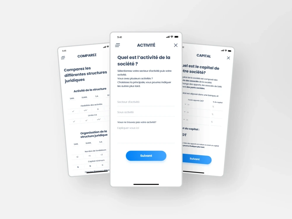 Clean and Professional mobile app UI design | Upwork