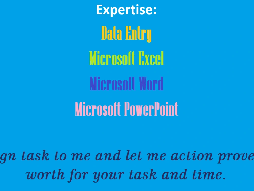 The fastest data entry, data cleaning, data collection expert in EXCEL ...