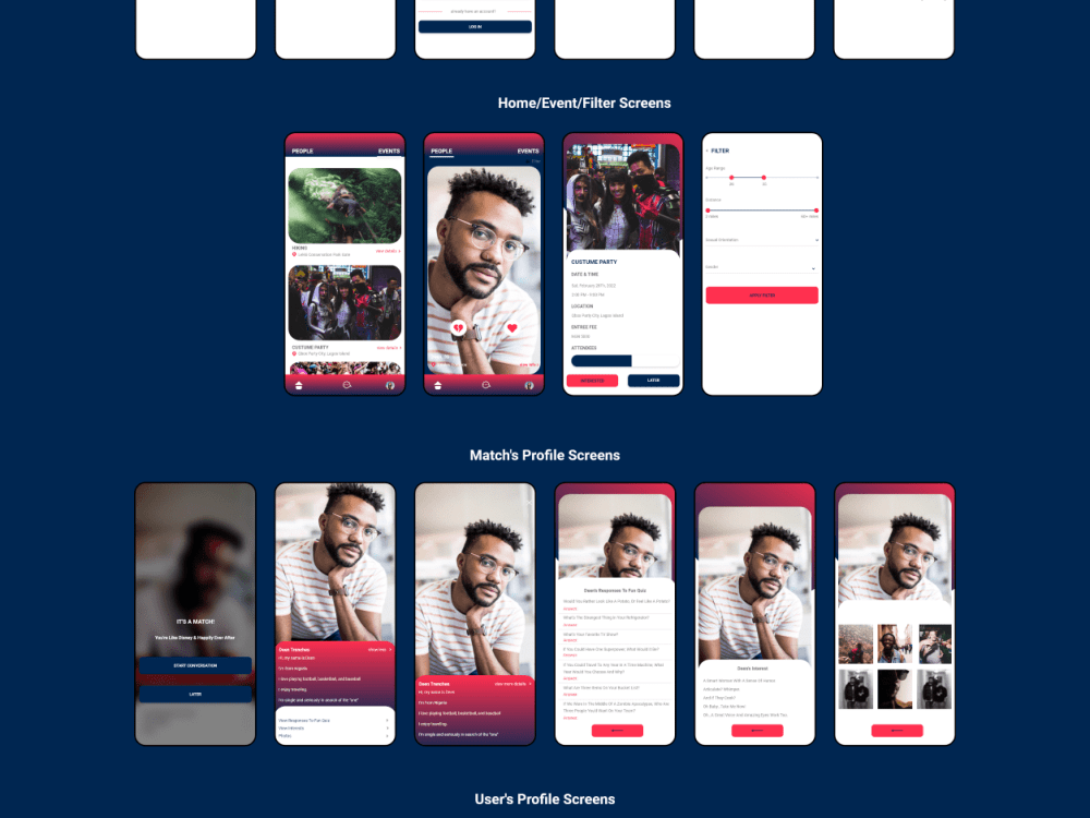 A modern user-friendly screens for your mobile app and website | Upwork