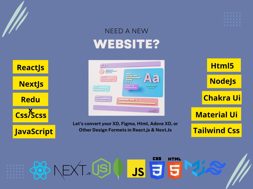 A landing page for your business website with reactjs and nextjs | Upwork