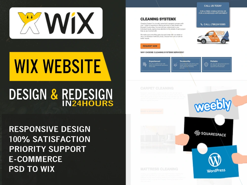 Fully responsive Wix website | Upwork
