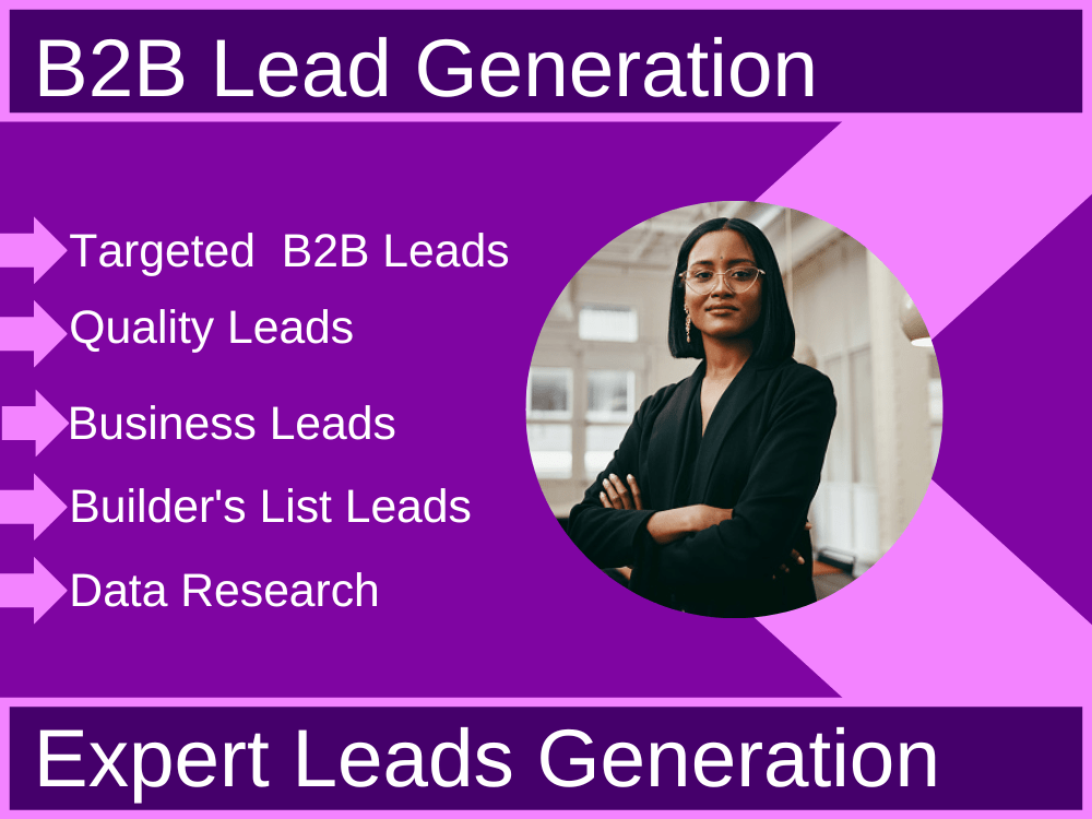 Verified b2b leads generation of any industries | Upwork