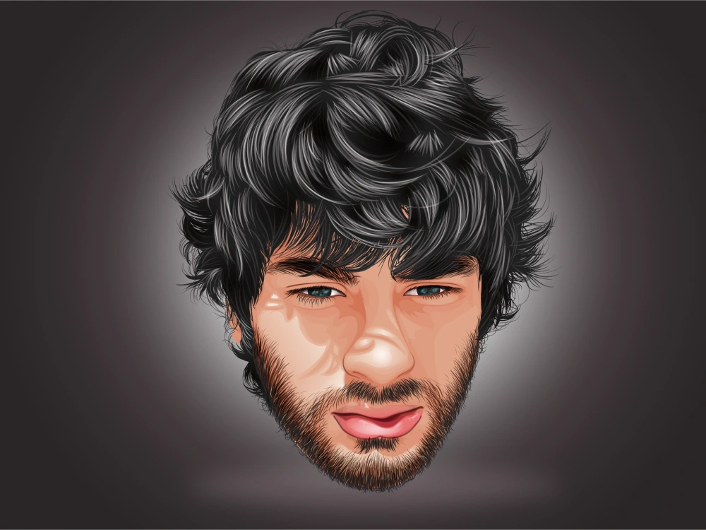 A detailed and realistic vector portrait illustration for your photo | Upwork