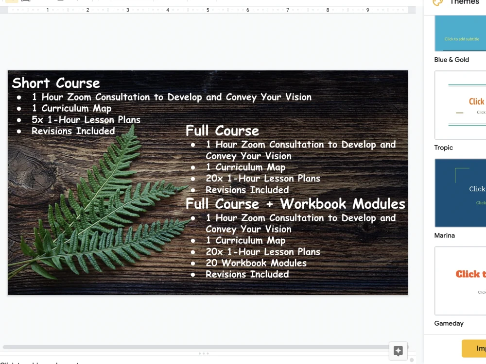 A custom curriculum map and lesson plans | Upwork