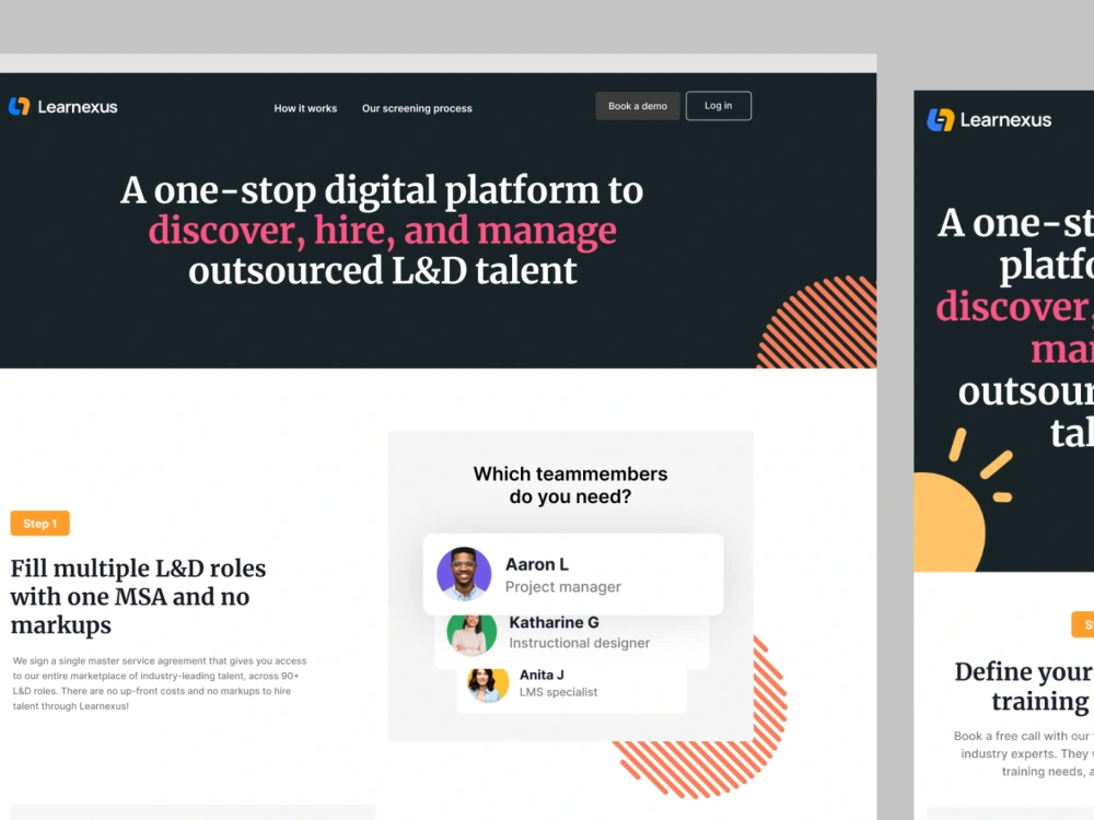 A unique and professional website design | Upwork
