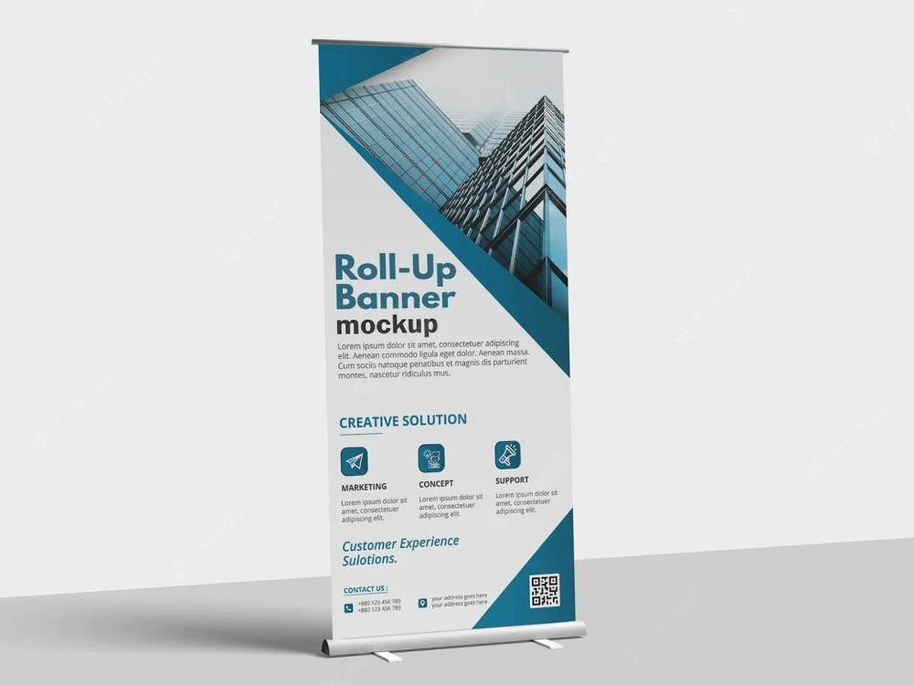 A creative roll up banner design | Upwork