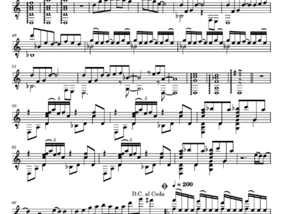 Transcription either of a handwritten score or an audio recording | Upwork