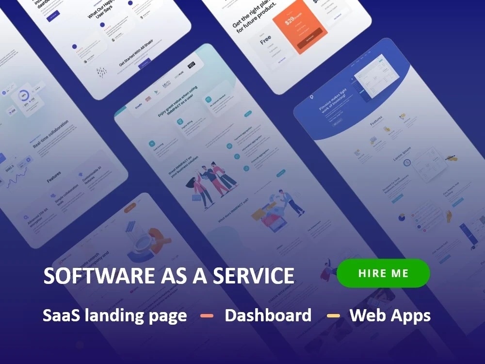 Dashboard, Web Apps, Saas Landing page or Software UI UX design Figma ...