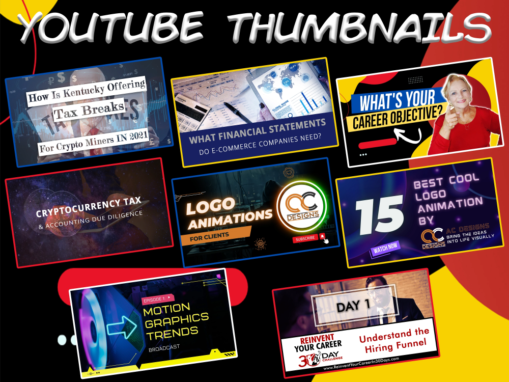 Attractive and Professional YouTube Thumbnail design | Upwork