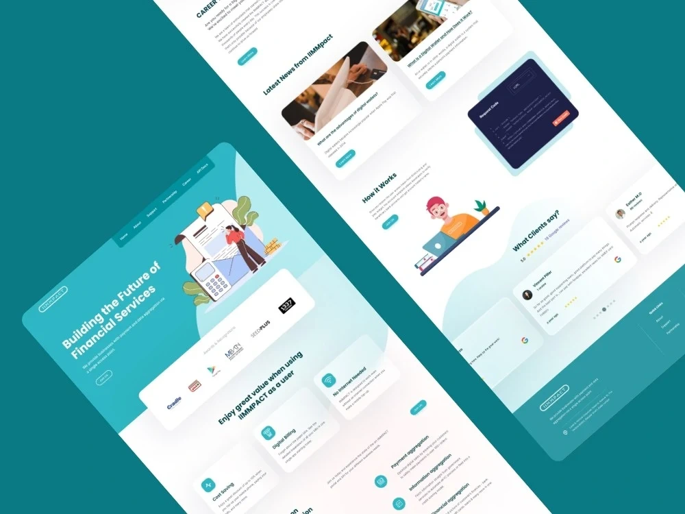 Dashboard, Web Apps, Saas Landing page or Software UI UX design Figma or XD | Upwork
