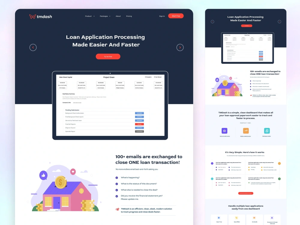 Dashboard, Web Apps, Saas Landing page or Software UI UX design Figma or XD | Upwork