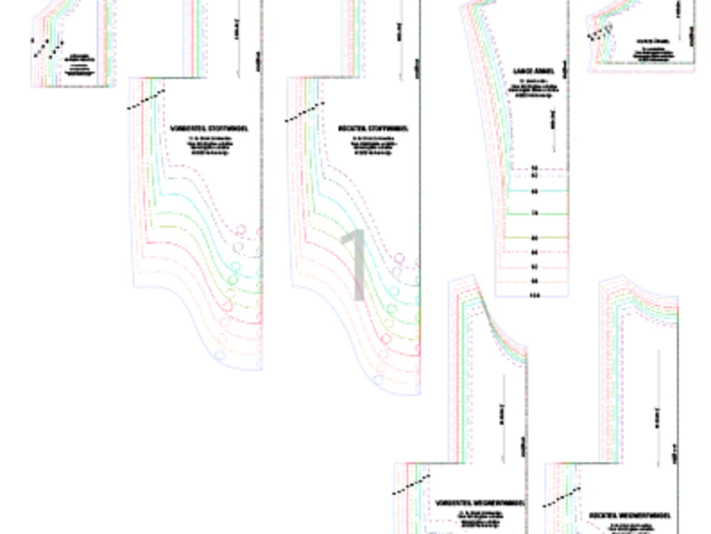 PDF sewing patterns and grading | Upwork