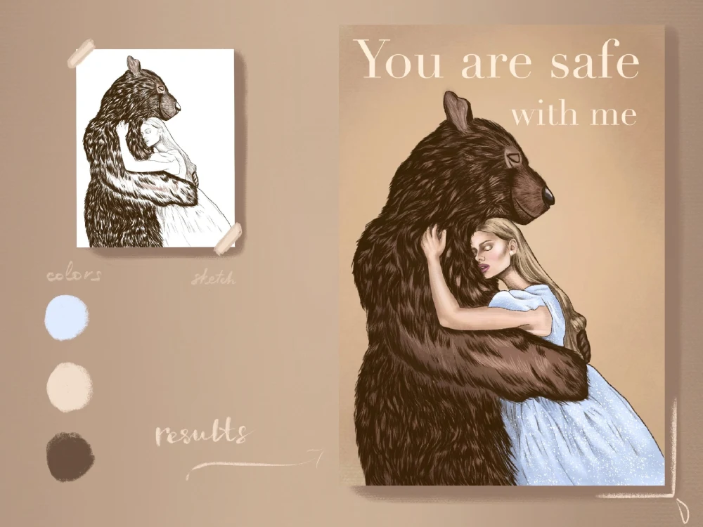 Stunning illustration for children’s book (double-page illustration ...
