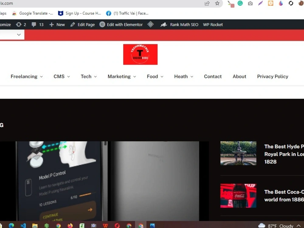 Design a responsive WordPress website using elementor | Upwork