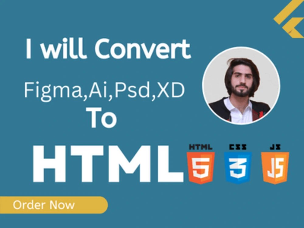 A convert psd to html, figma to html , xd to html and css | Upwork