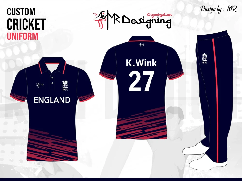Custom Cricket Uniform and kit designs | Upwork