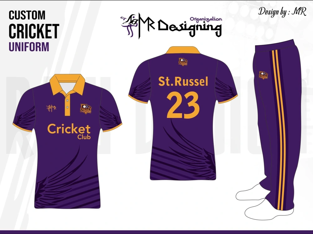 Custom Cricket Uniform and kit designs | Upwork