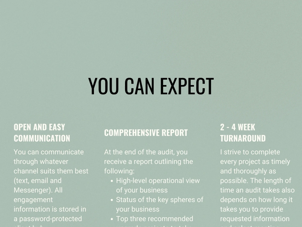 An audit report on increasing organizational efficiency | Upwork