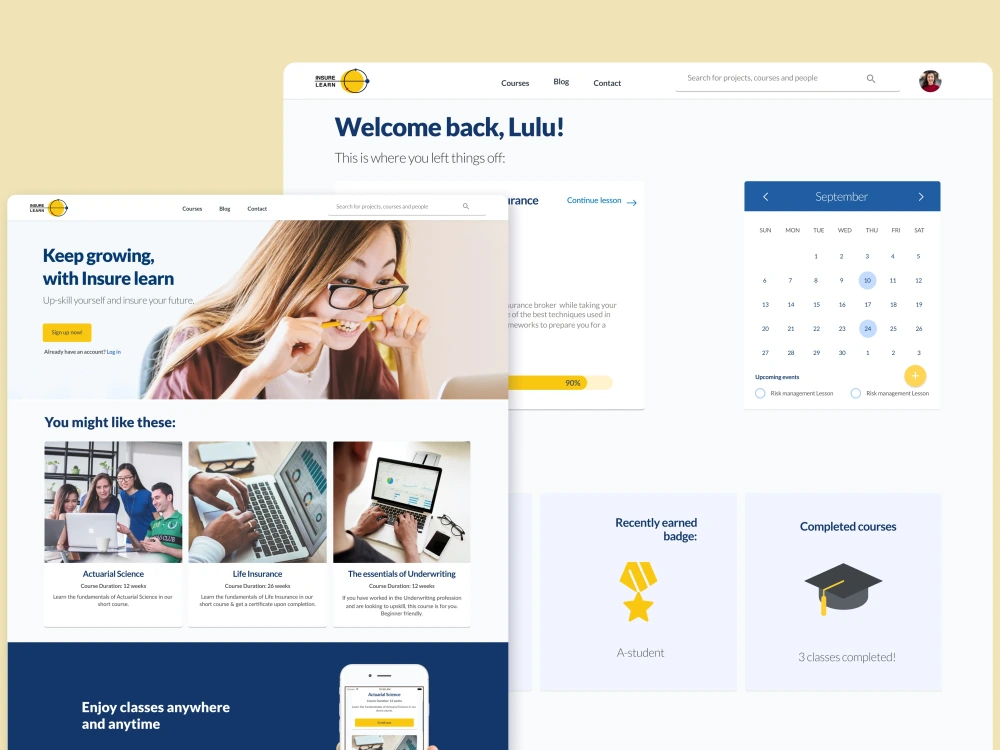 Clean and beautiful UI Designs | Upwork