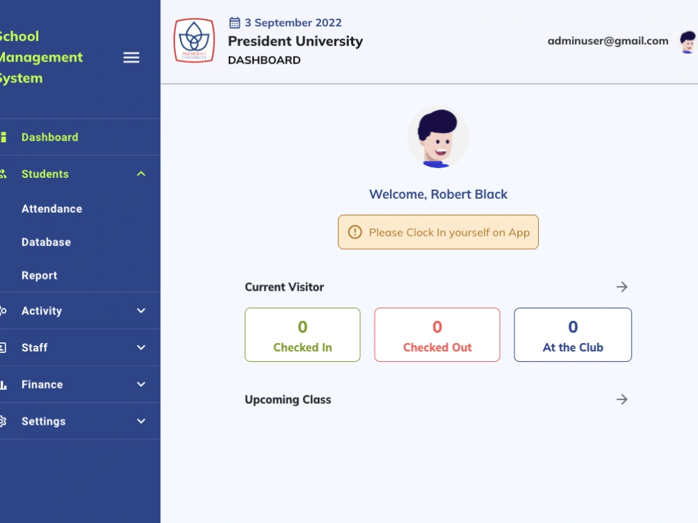 Superb school management system. | Upwork