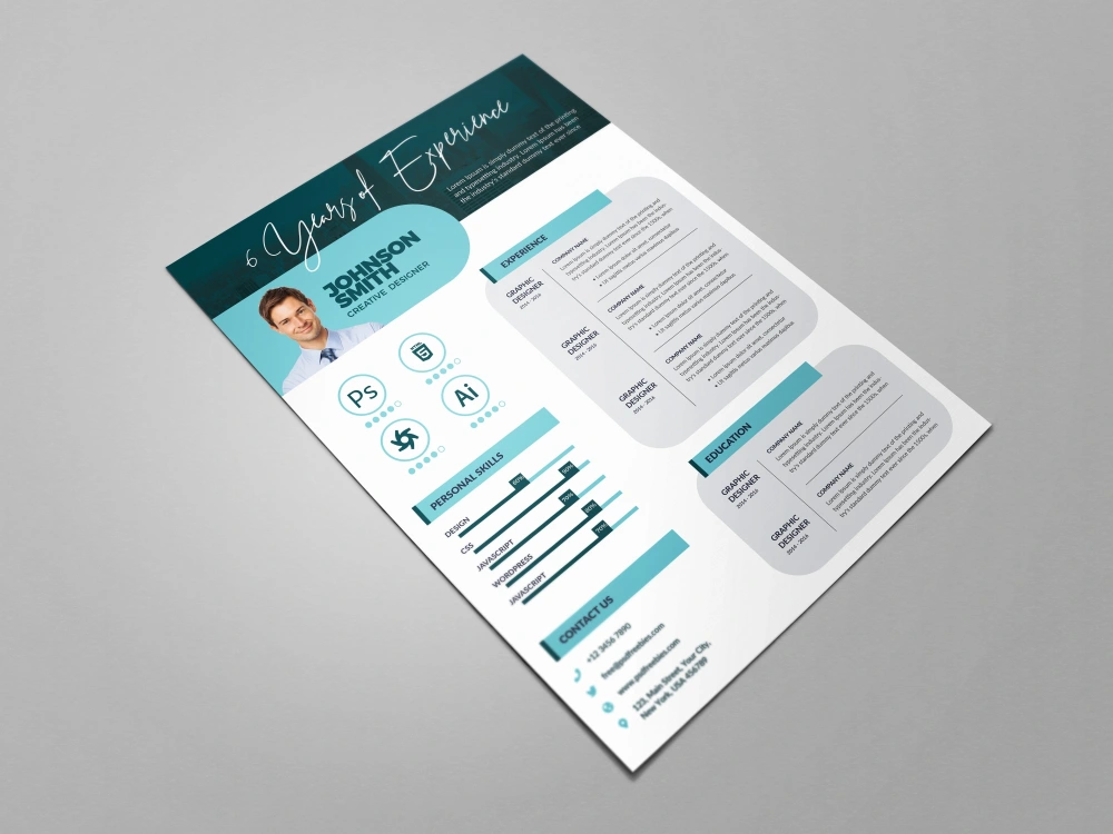 Professional CV or resume design | Upwork