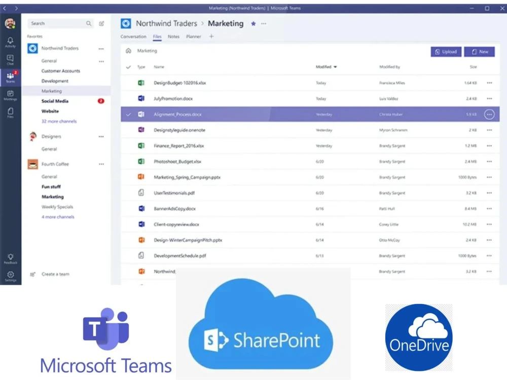 Microsoft sharepoint, microsoft teams, microsoft onedrive, office 365 setup | Upwork