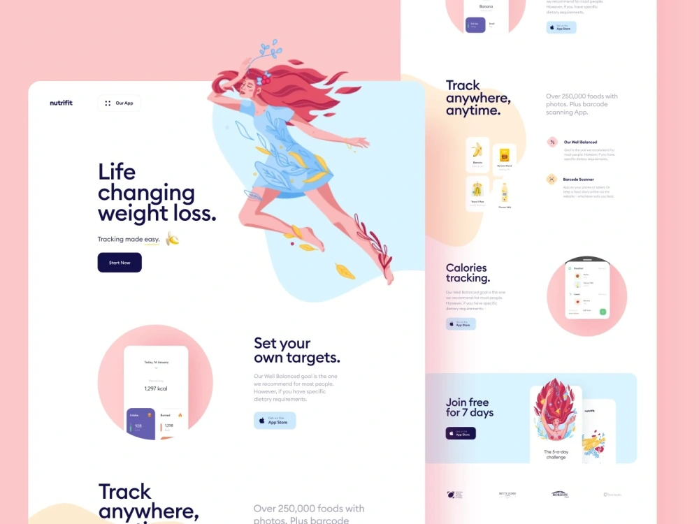 Awesome web design or landing page design ui/ux design | Upwork