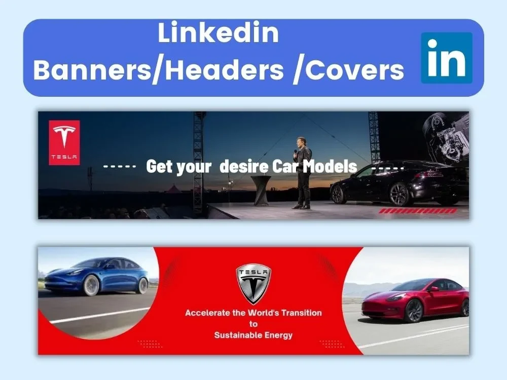 Professional, attractive Linkedin Banners/ Covers/ Headers | Upwork