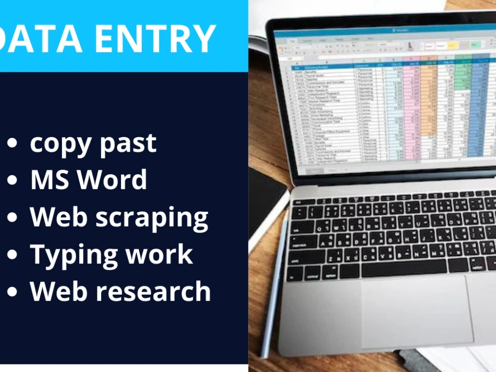 Perfect data entry, web research and copy paste / file conversion ...
