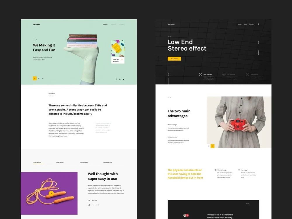 Minimal and Modern Website UI/UX with PSD/XD or Figma | Upwork