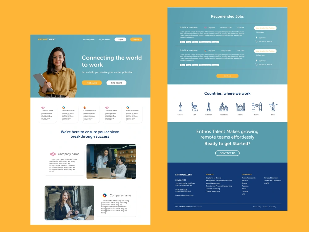 Responsive Web Ux/Ui design, landing page UI design or mobile App in Figma | Upwork