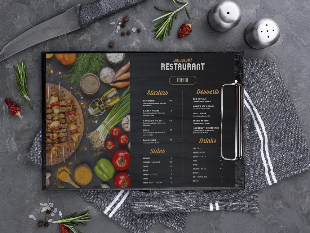 Creative editable restaurant menu, food menu | Upwork