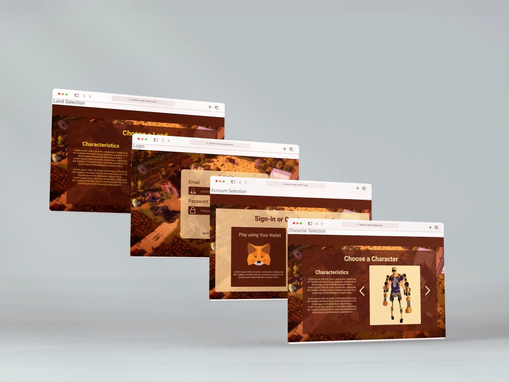 Amazing UI design for you Web or Mobile Game | Upwork