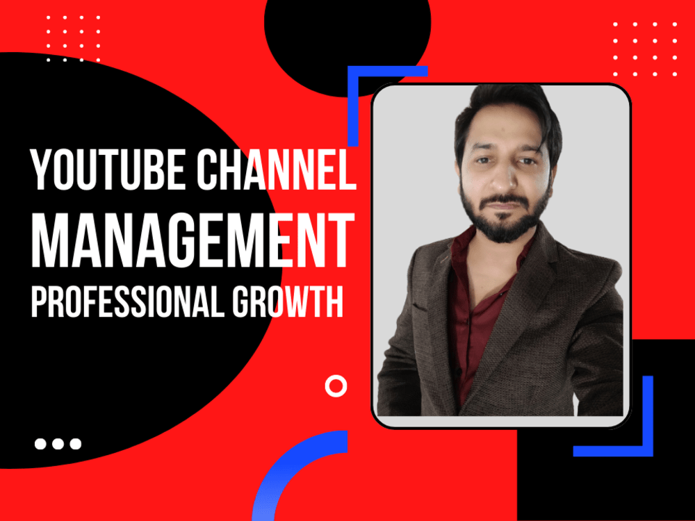 A Youtube Channel Manager and run your channel professionally | Upwork