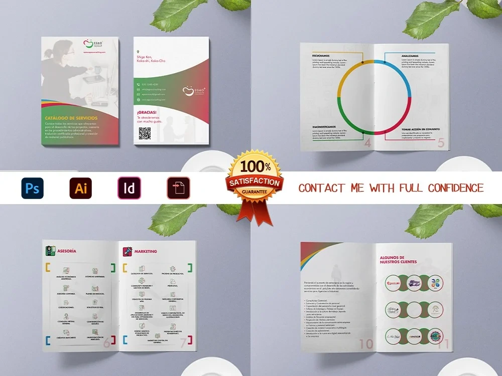 A brochure or booklet in print and digital format | Upwork