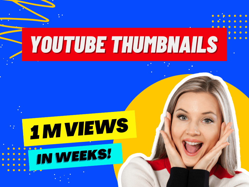 Youtube thumbnail, any custom video designs within 24 hours | Upwork